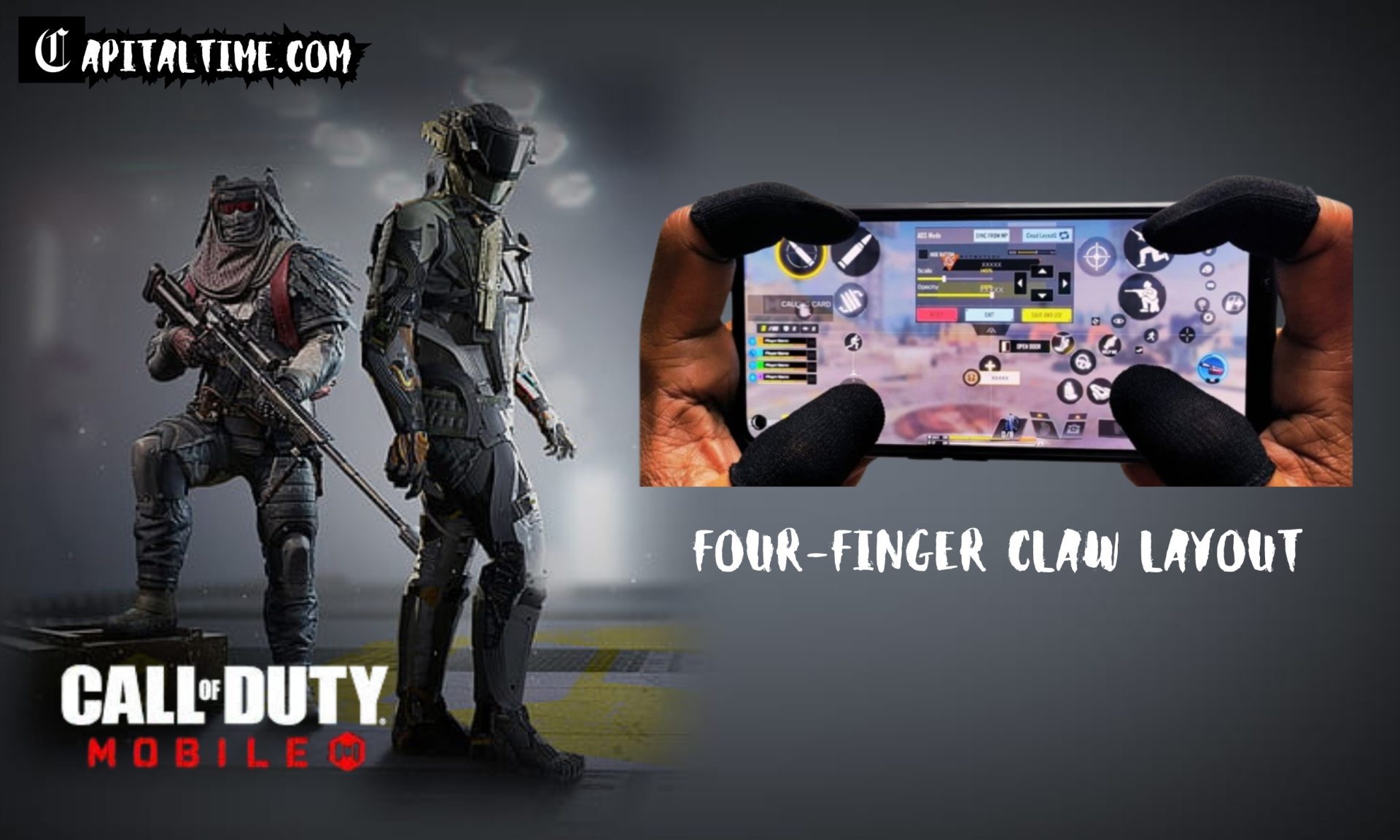 cod mobile control layout best 3 finger 4 finger