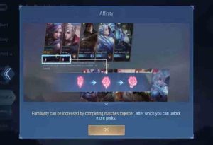 Affinity and Familiarity in MLBB: How to increase familiarity?