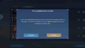 Affinity and Familiarity in MLBB: How to increase familiarity?